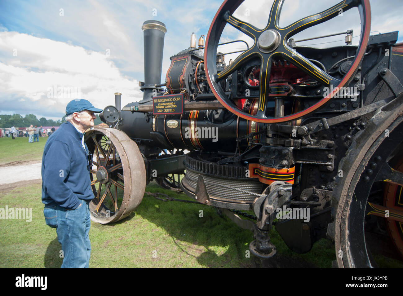 Traction Engines in full steam at the Driffield Steam and Vintage Rally ...