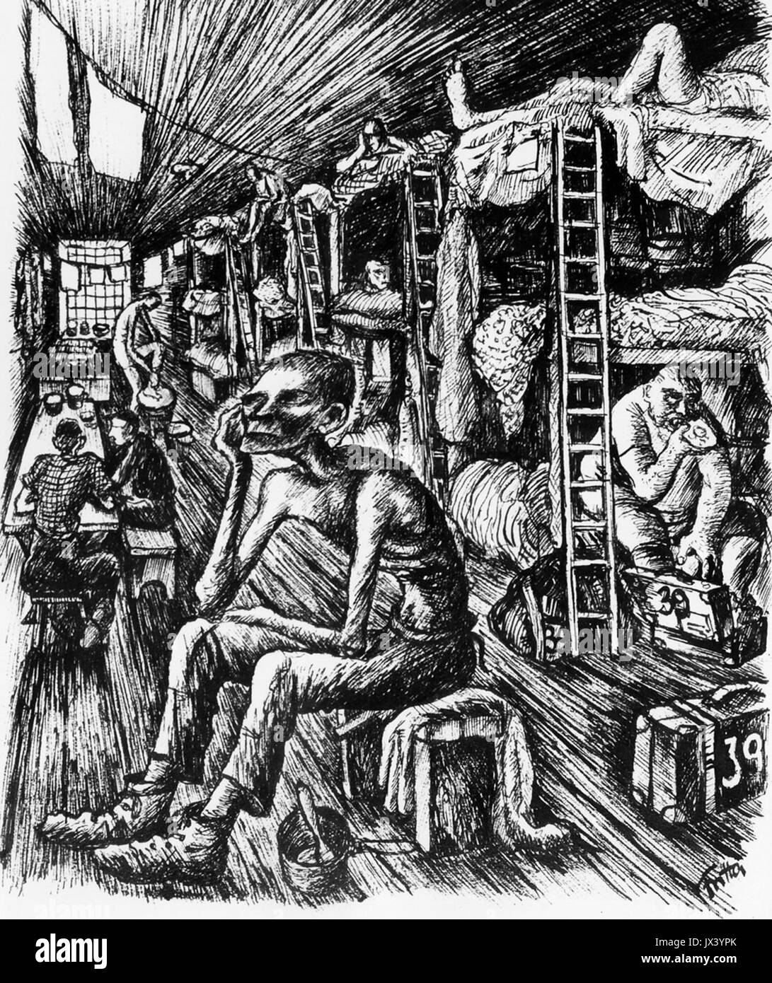 Scene in living room Black and White Stock Photos & Images - Alamy