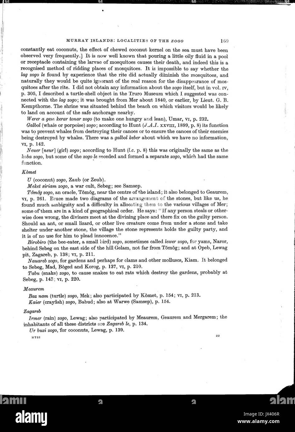 Haddon Reports of the Cambridge Anthropological Expedition to Torres ...