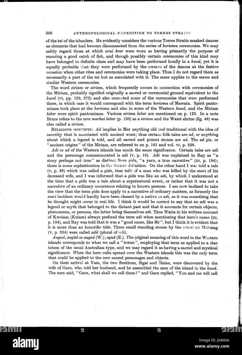 Haddon Reports of the Cambridge Anthropological Expedition to Torres ...