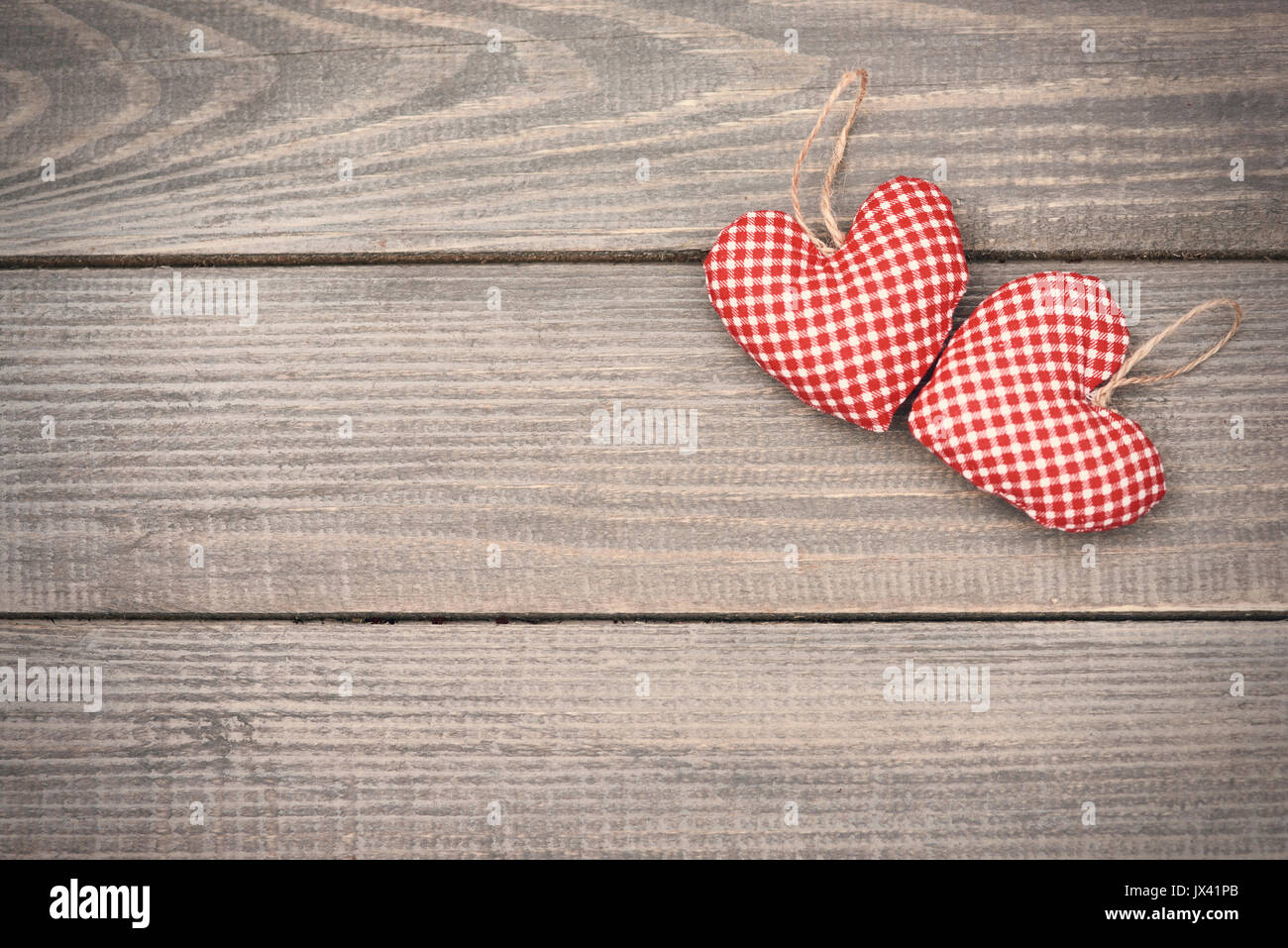 Two red rose hearts hi-res stock photography and images - Alamy