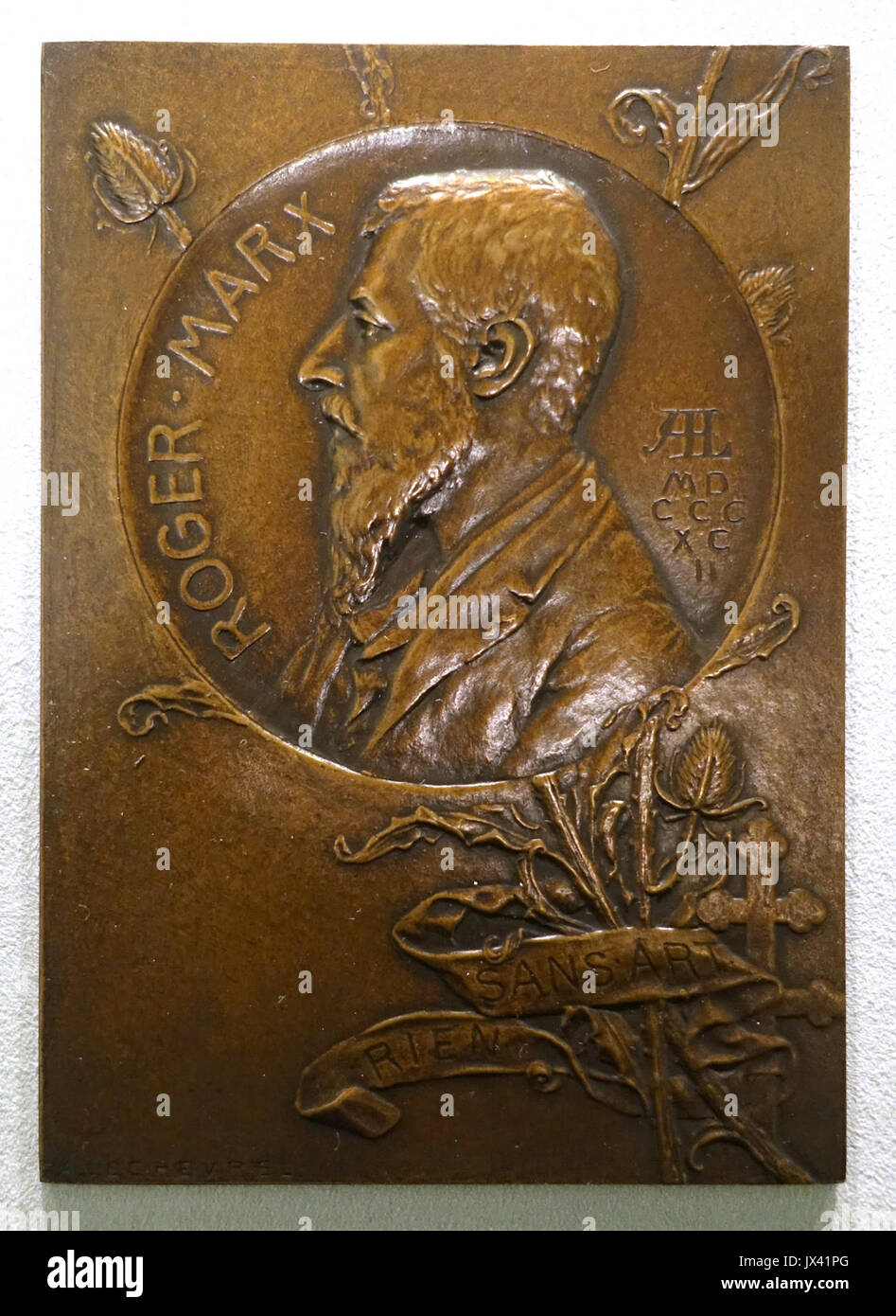Roger Marx, sponsor of the renewal of medallion art in France, by ...