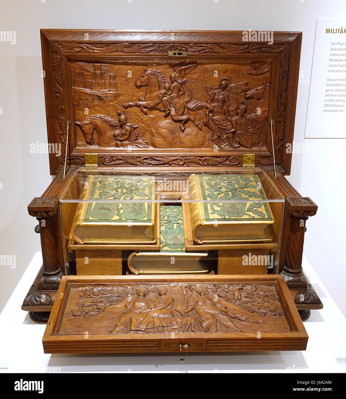 Death chest for the Reserve Infantry Regiment 208, Wilhelm Sagebiel ...