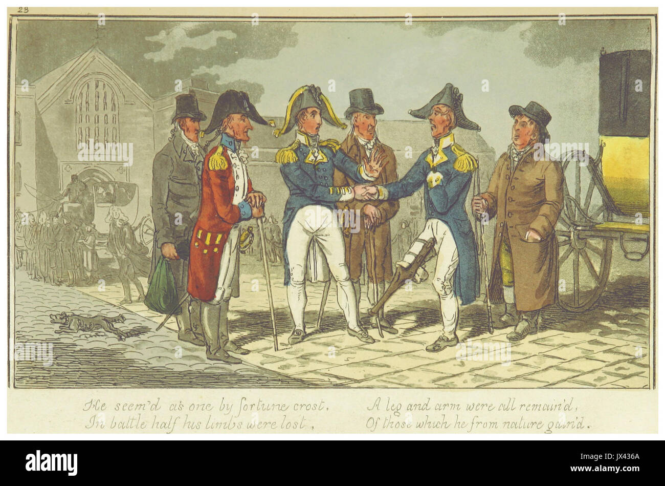 Adventures of a Post Captain(1817) p327 Stock Photo - Alamy