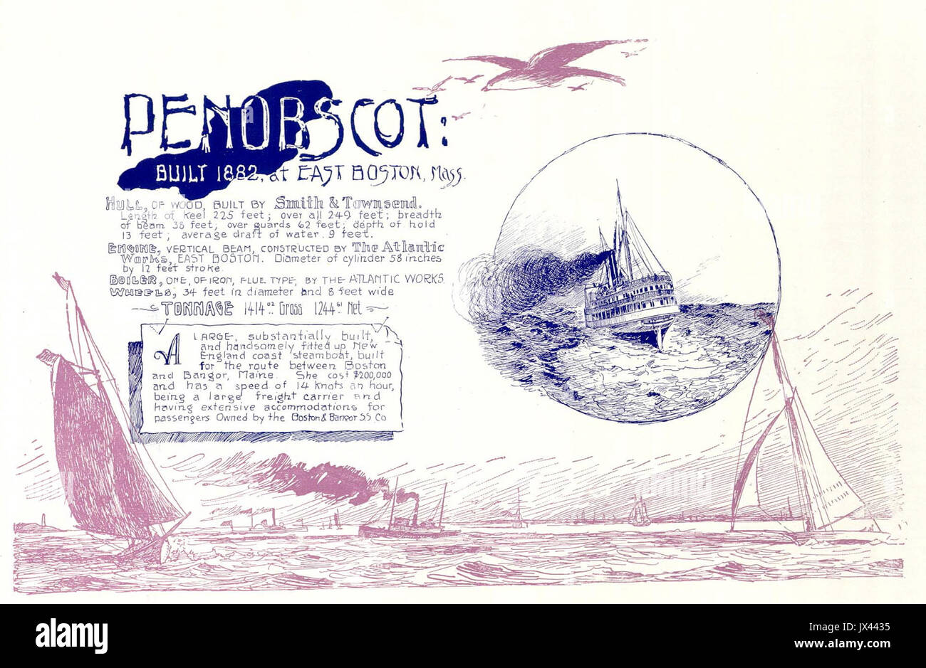 Map of penobscot hi-res stock photography and images - Alamy