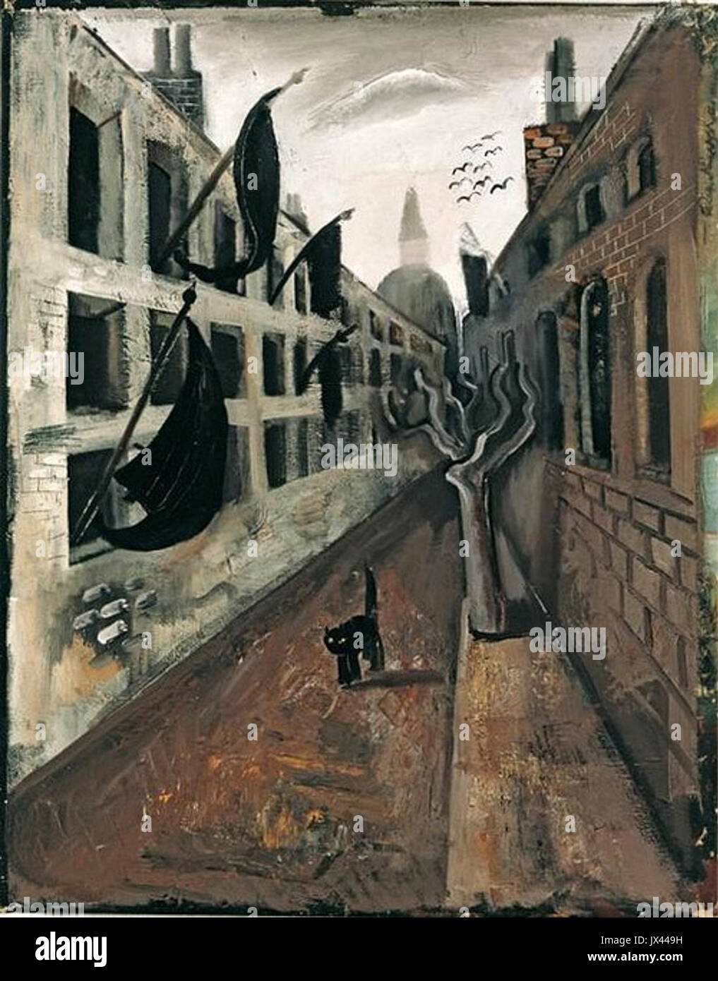 The Desolate Street Stock Photo - Alamy