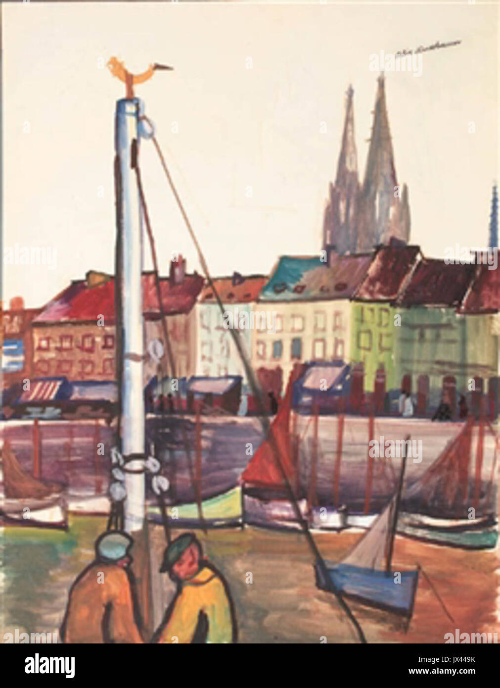 The harbour of Ostend Stock Photo - Alamy
