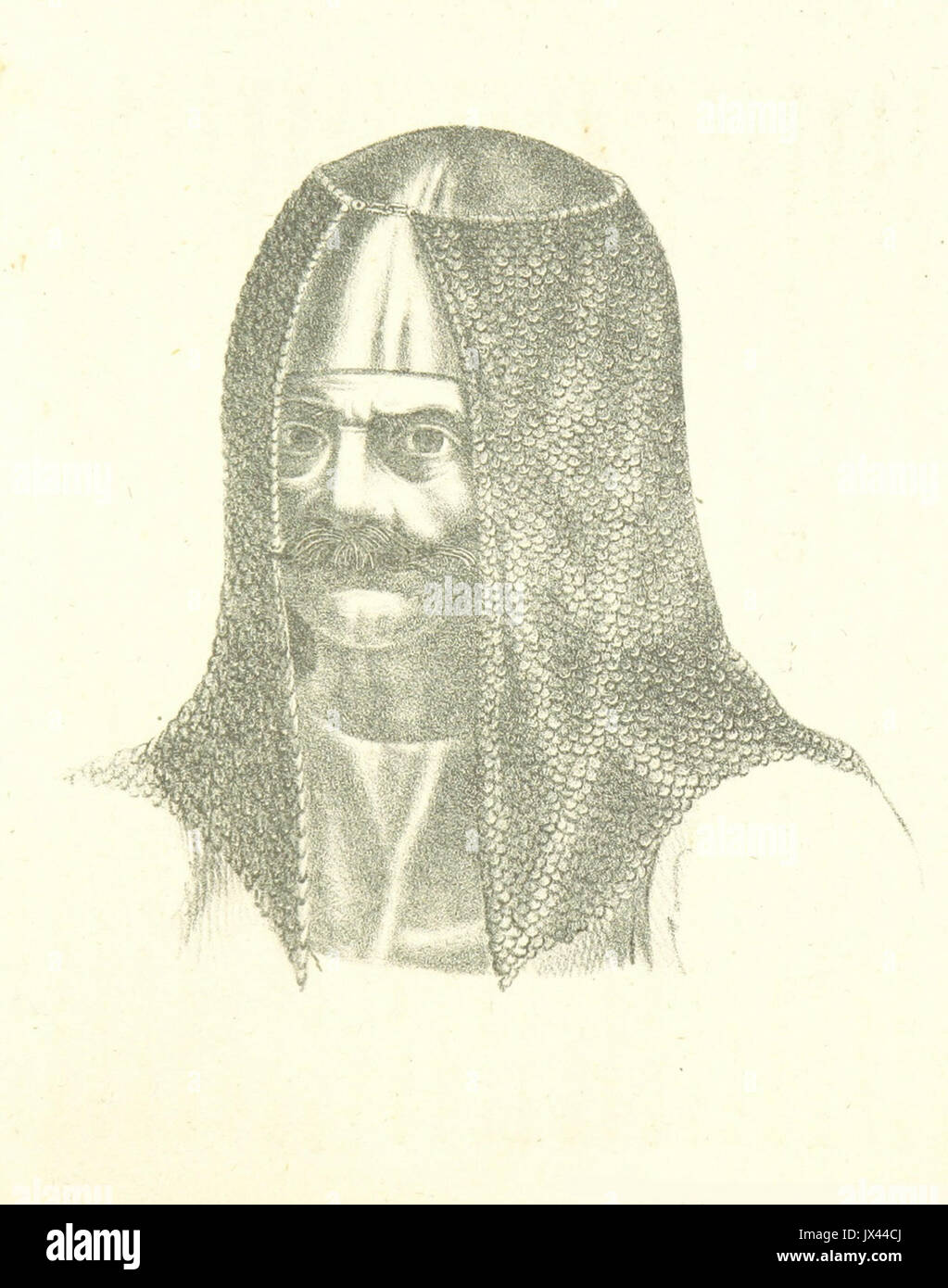 COSSACKS PORTRAITS(1820) p071 (L) CIRCASSIANS COSACKS Stock Photo - Alamy