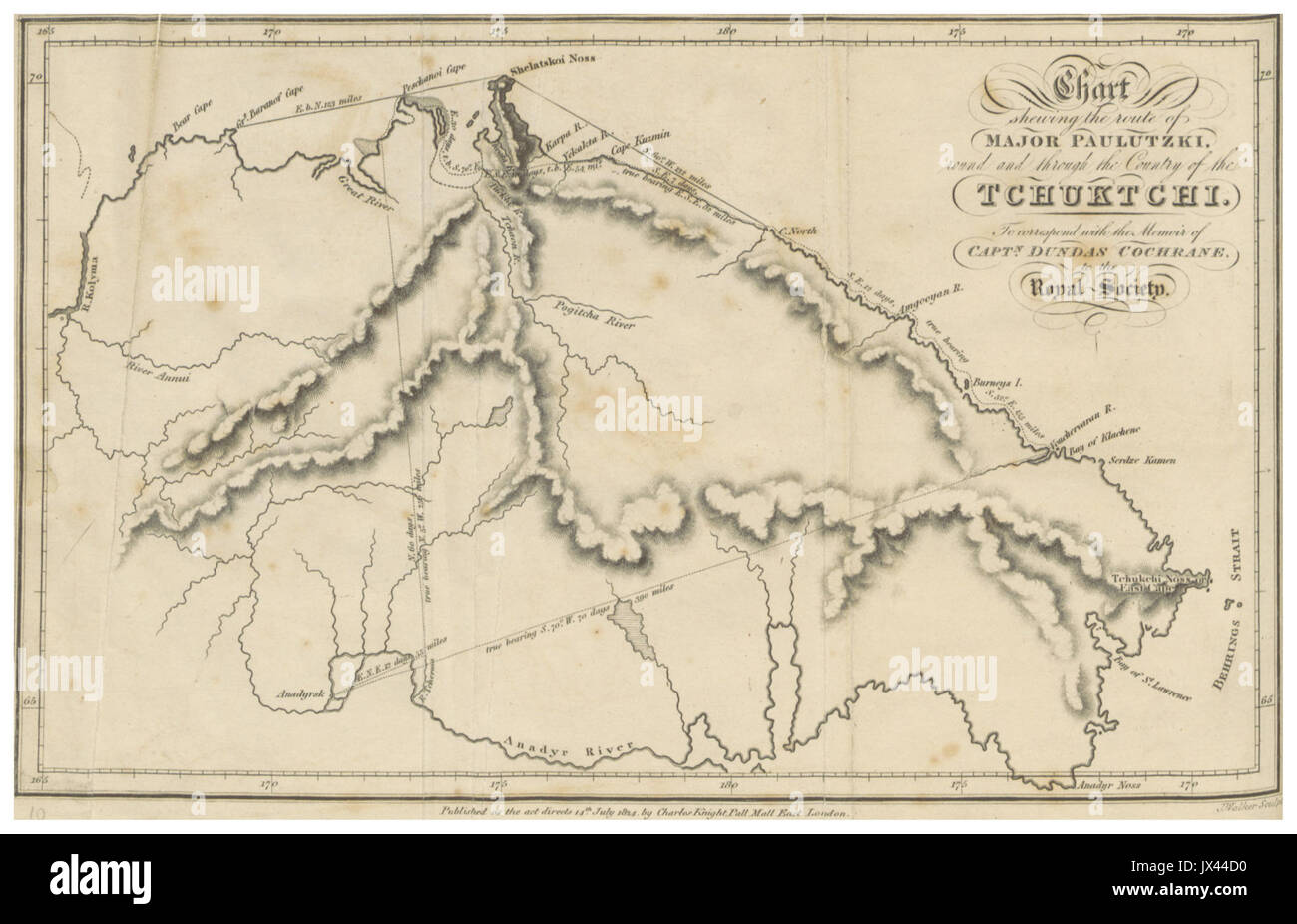Map of cochrane hi-res stock photography and images - Alamy