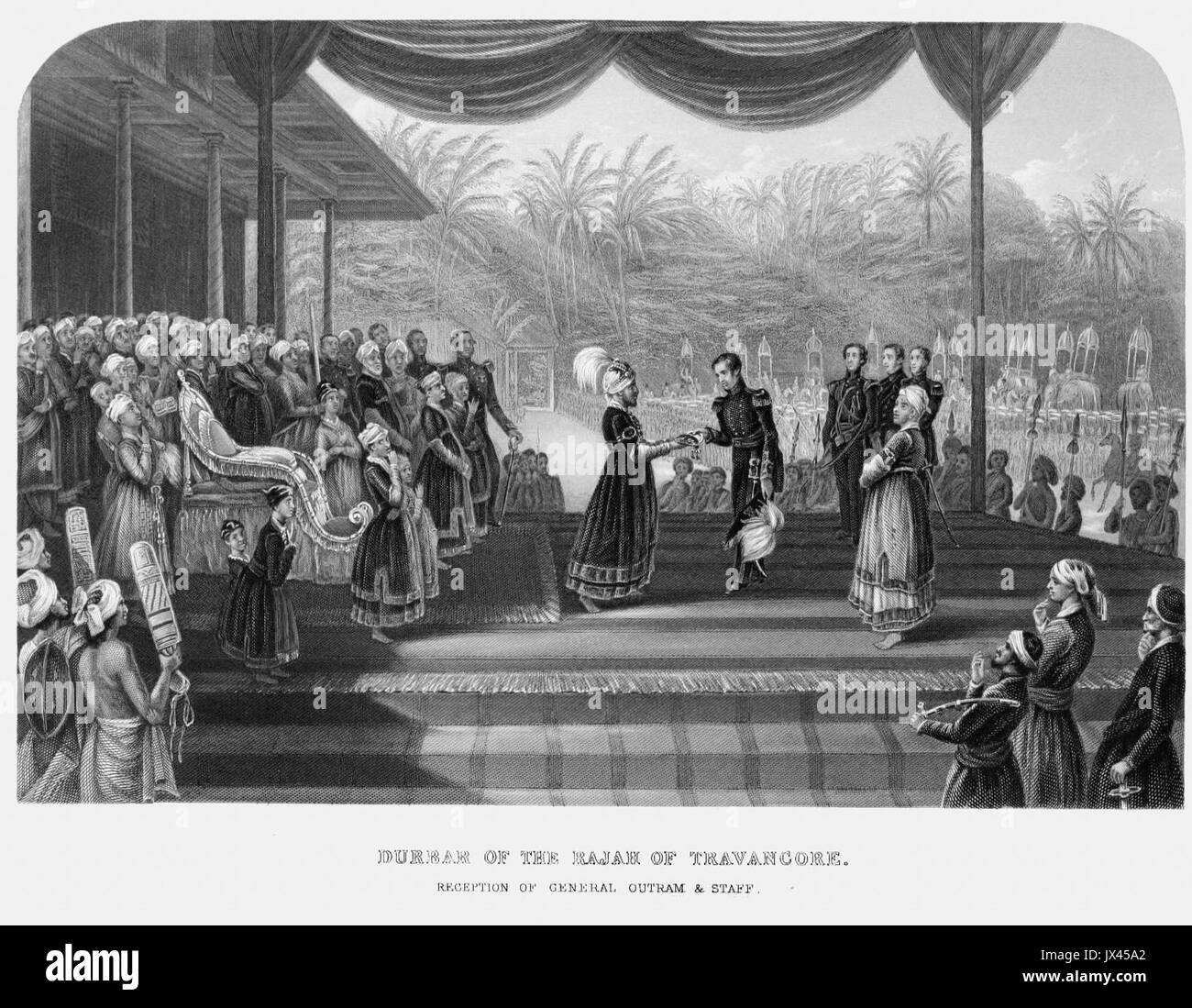 Old travancore Black and White Stock Photos & Images - Alamy