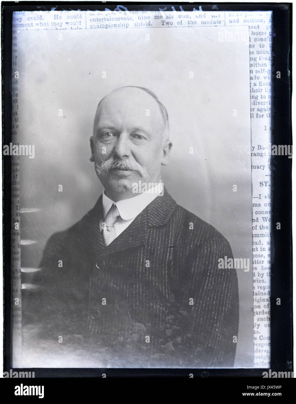 Bannister, copy photograph, 1907 (16580941542 Stock Photo - Alamy