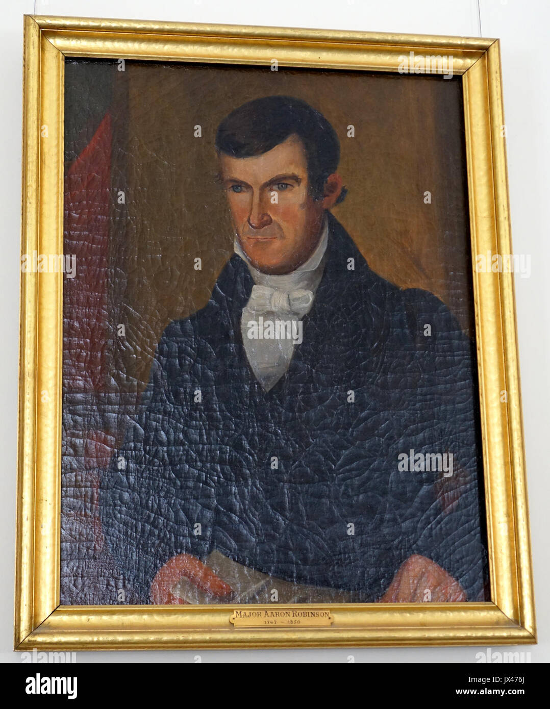 Major Aaron Robinson (1767 1850), 1800 1825, oil on canvas Bennington ...