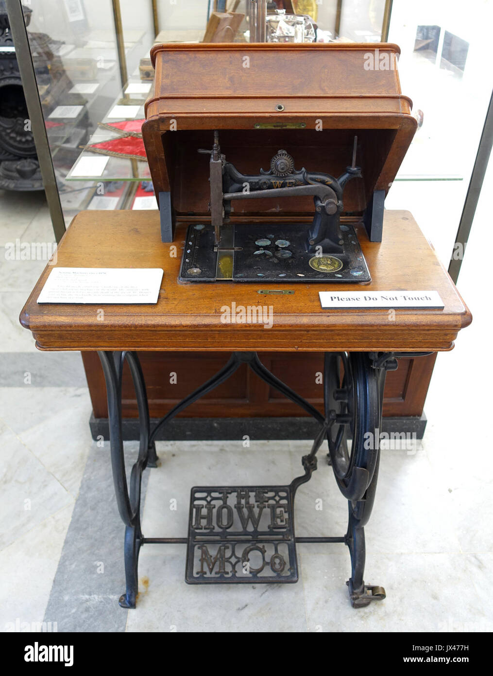 Sewing machine, The Howe Machine Company, Bridgeport CT, c 1870, cast ...