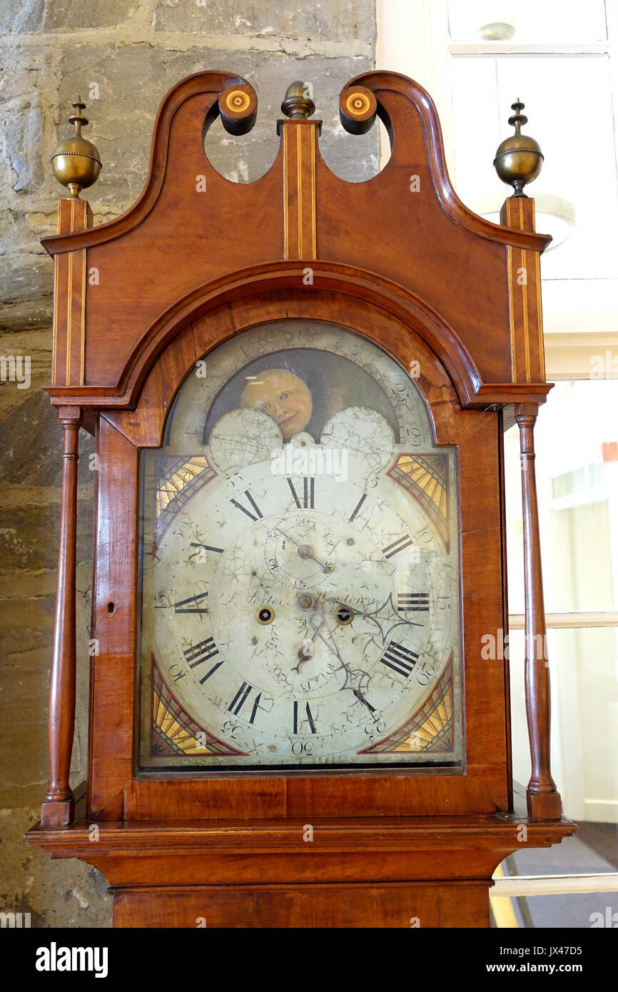Tall case clock, Daniel Porter (c 1771 1809), Williamstown MA, 1795 ...