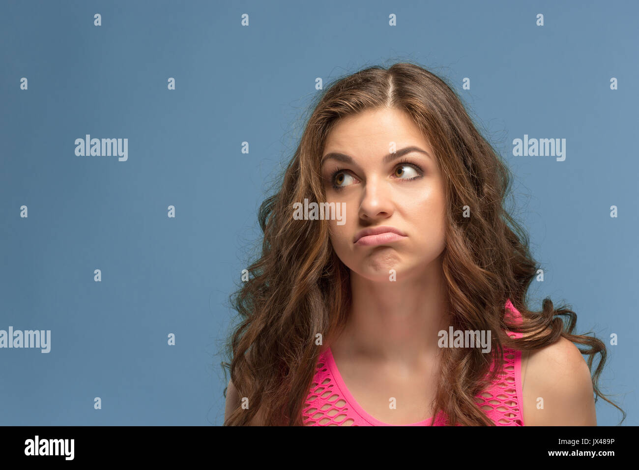 The portrait of disaffected woman Stock Photo - Alamy