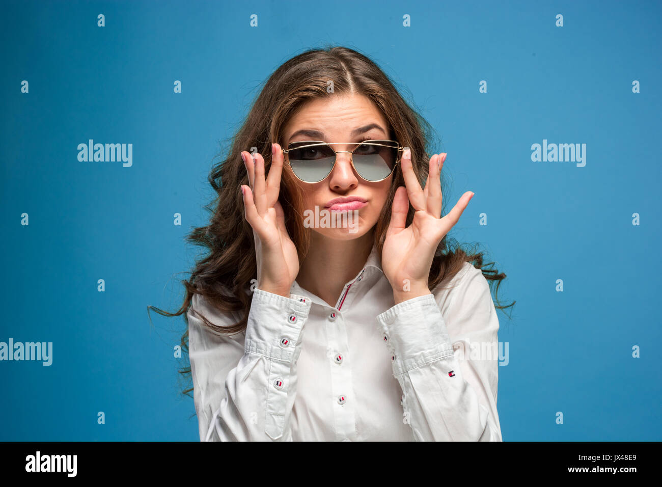 The portrait of disaffected woman Stock Photo - Alamy
