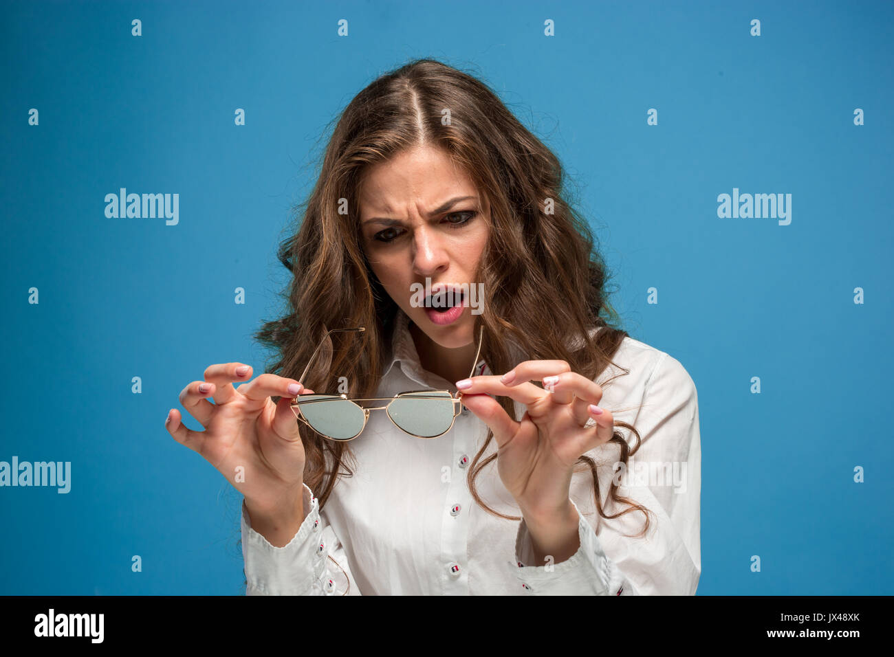 The portrait of disaffected woman Stock Photo - Alamy