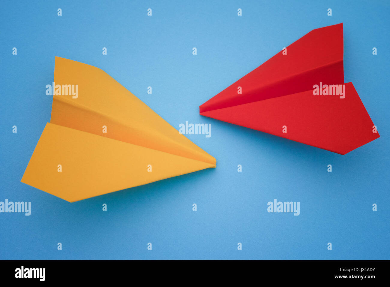 Flying paper planes hi-res stock photography and images - Alamy