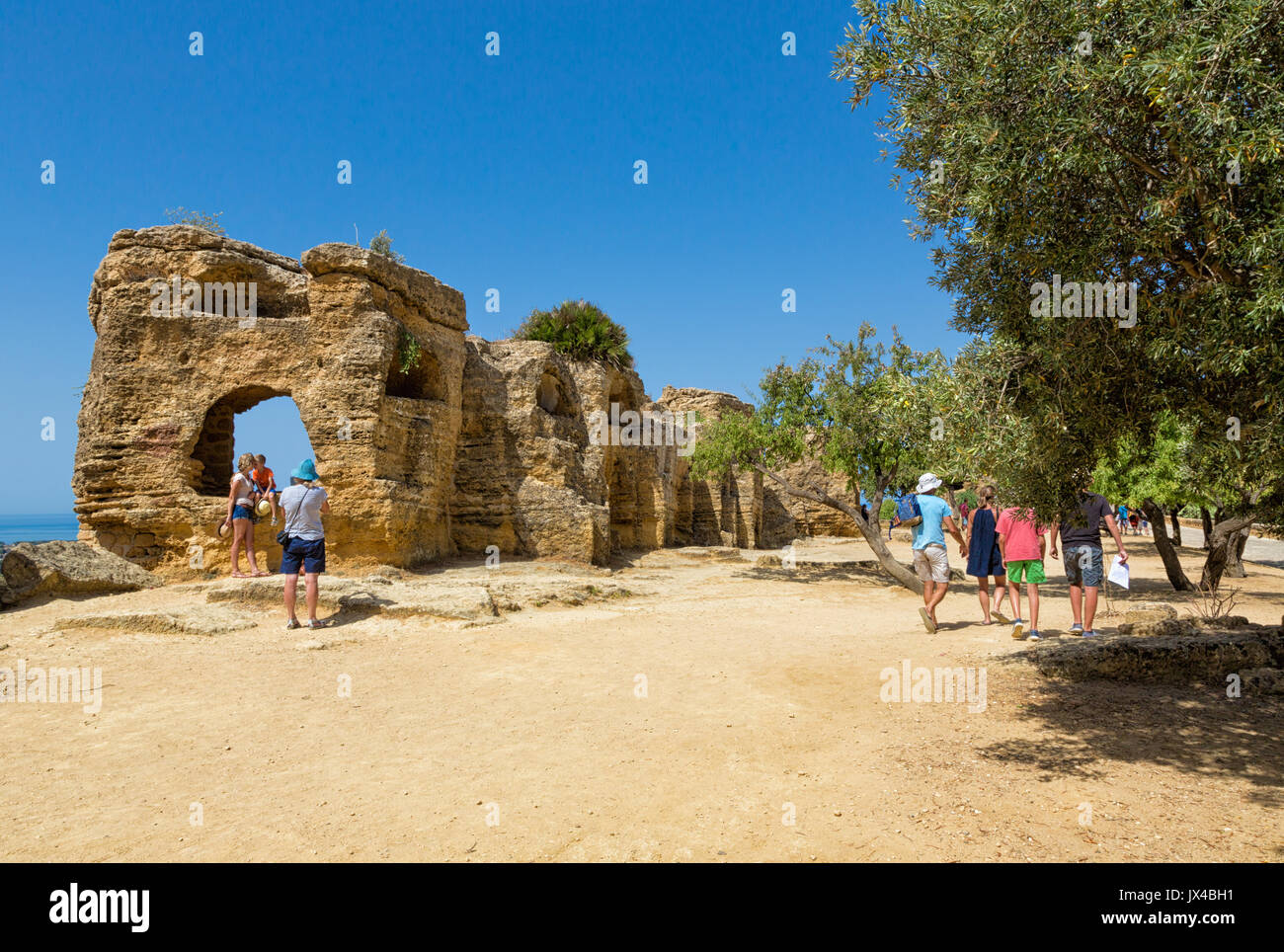 Agrigento, Italy - Valley of the Temples is an archaeological site in ...