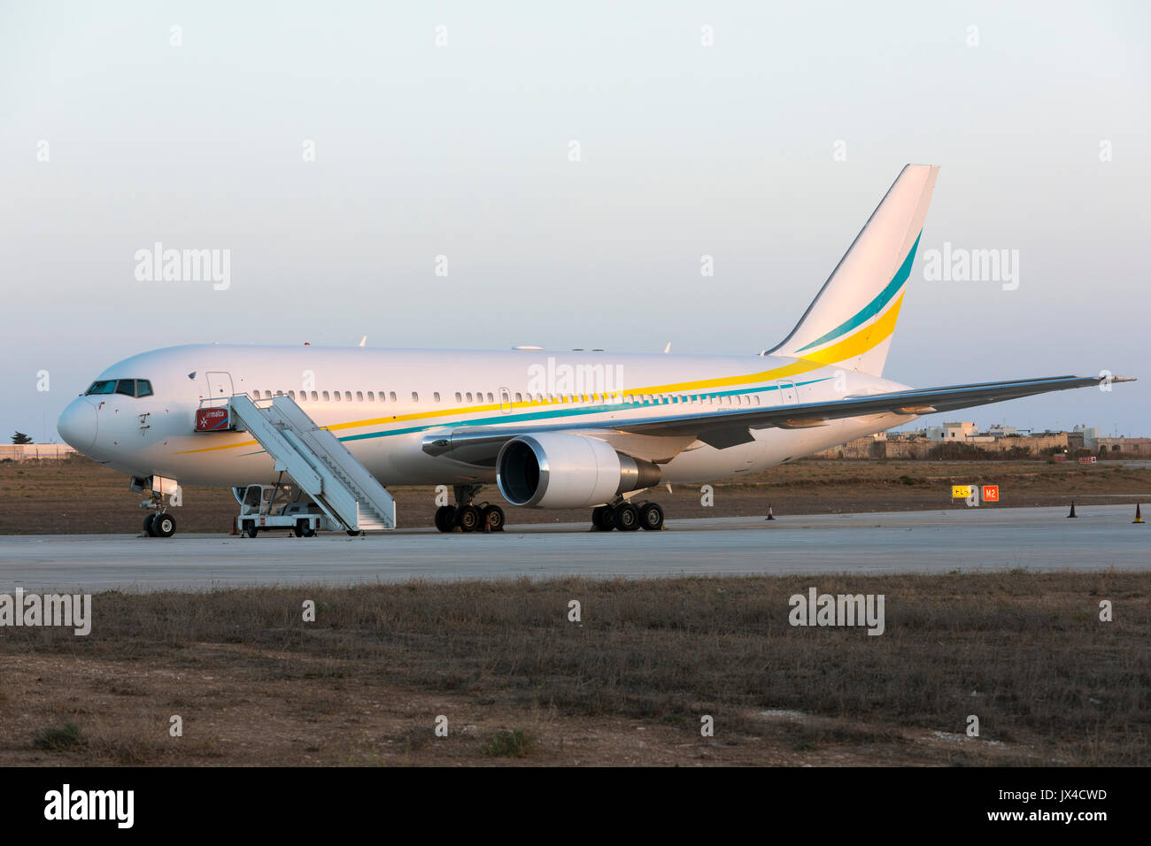 Comlux Aviation Boeing 767-2DX/ER [REG: P4-CLA] at rest in apron 4 in ...