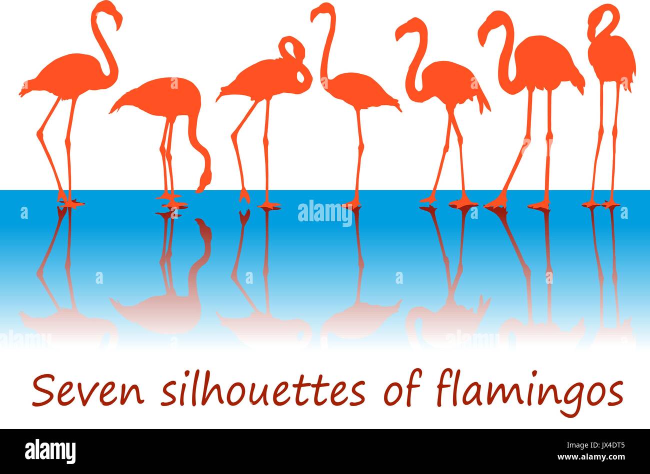Exotic silhouettes Stock Vector Images - Alamy