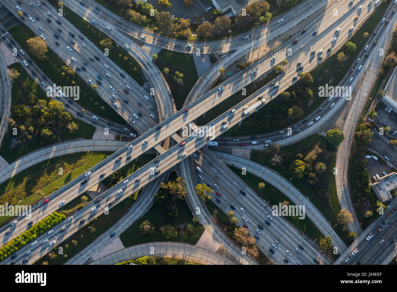 Four level interchange los angeles hi-res stock photography and images ...