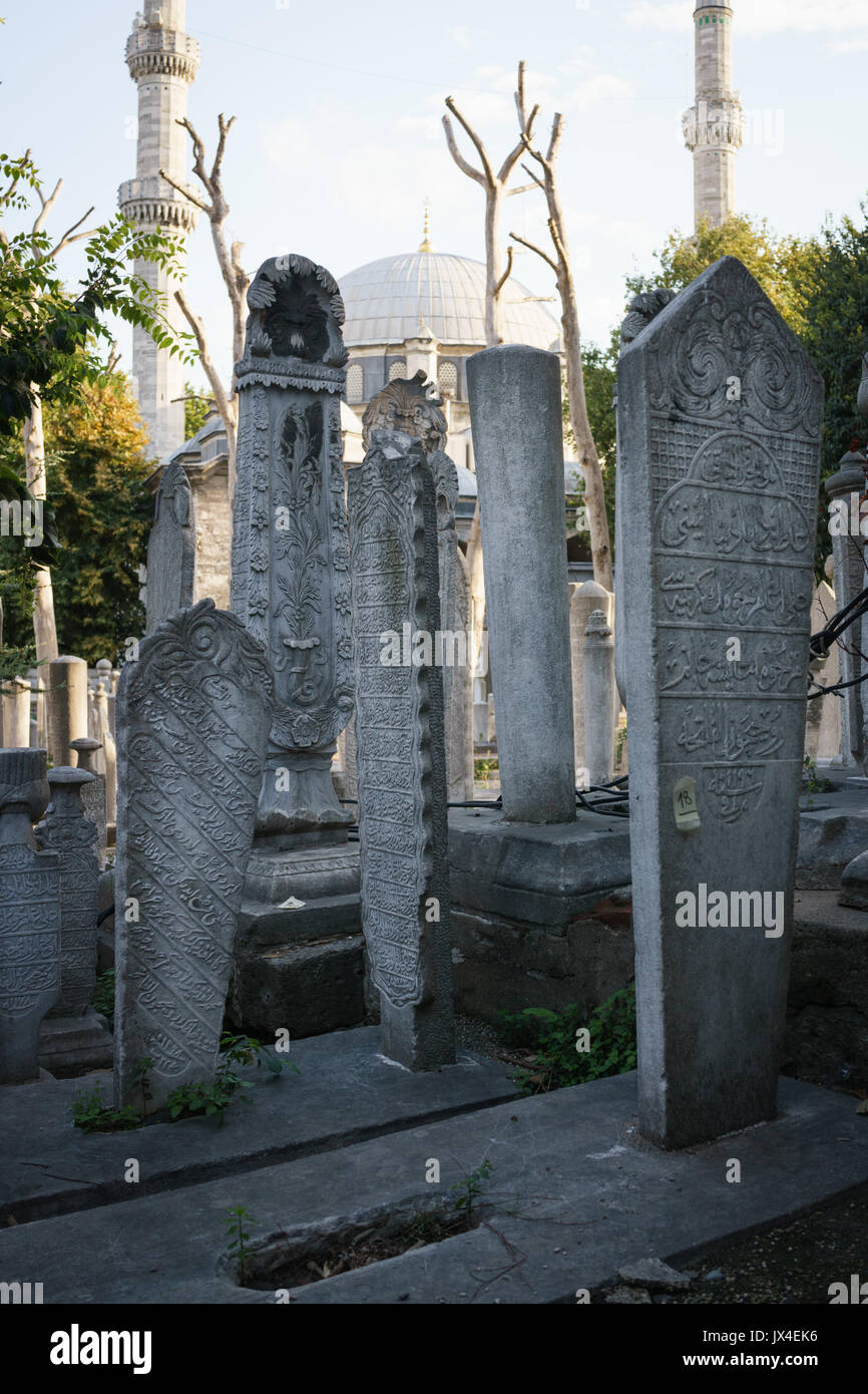 exploring a cemetery in Istanbul, Turkey Stock Photo - Alamy