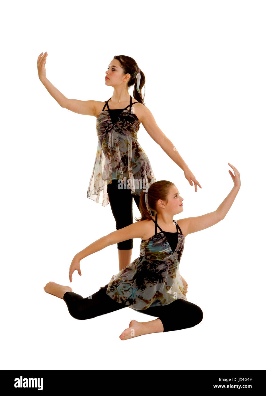 Lyrical Dancers Silhouette