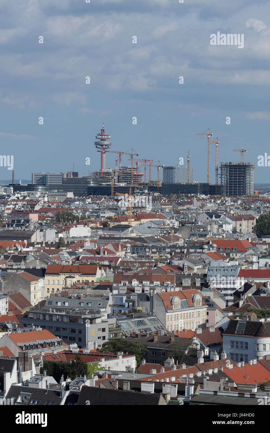 Vienna bird's eye view hi-res stock photography and images - Alamy