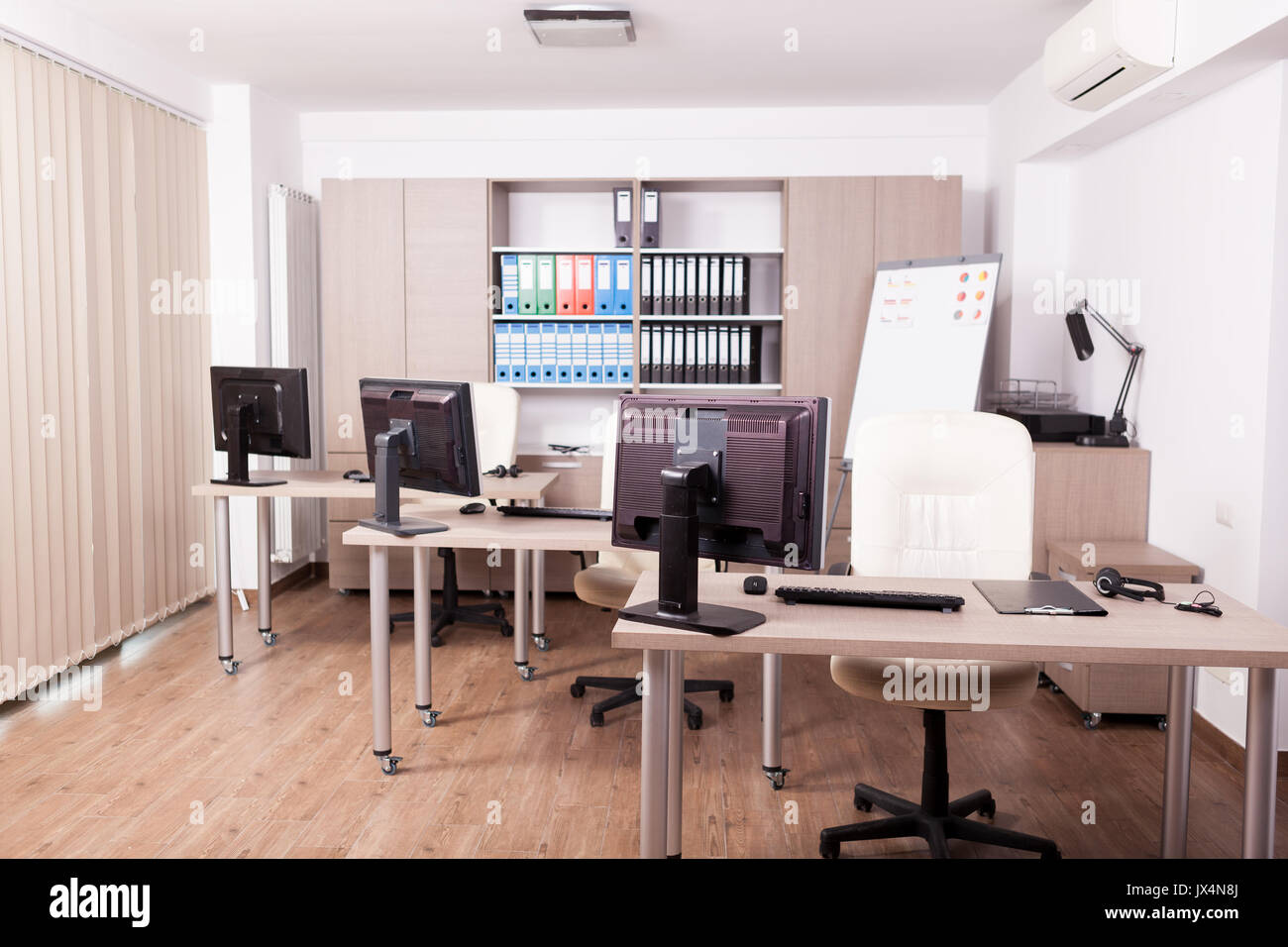Empty business office interiorin modern building Stock Photo - Alamy