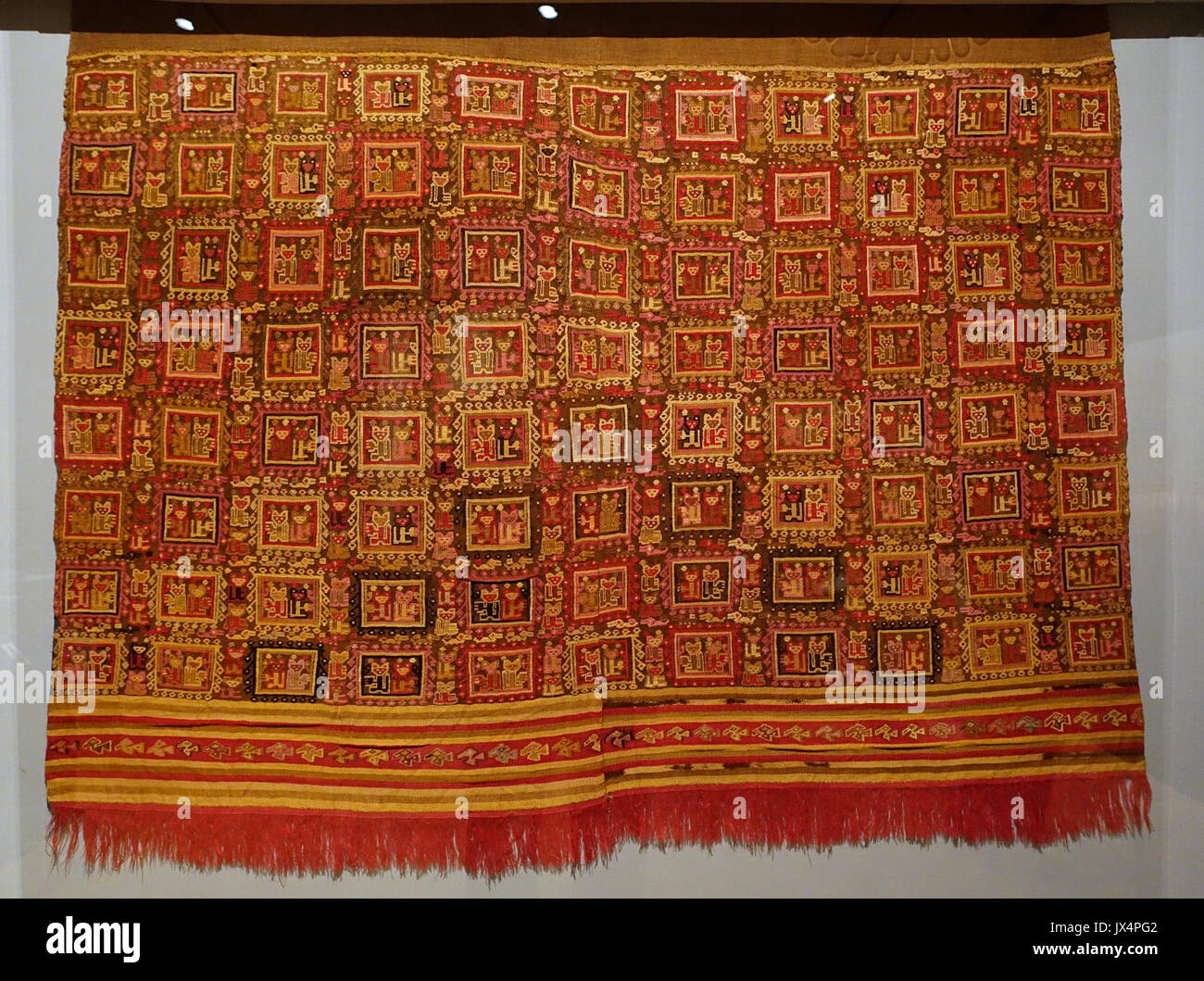 Loincloth end panel, Peru, north coast, Chimu style, c 1250 1350 AD ...