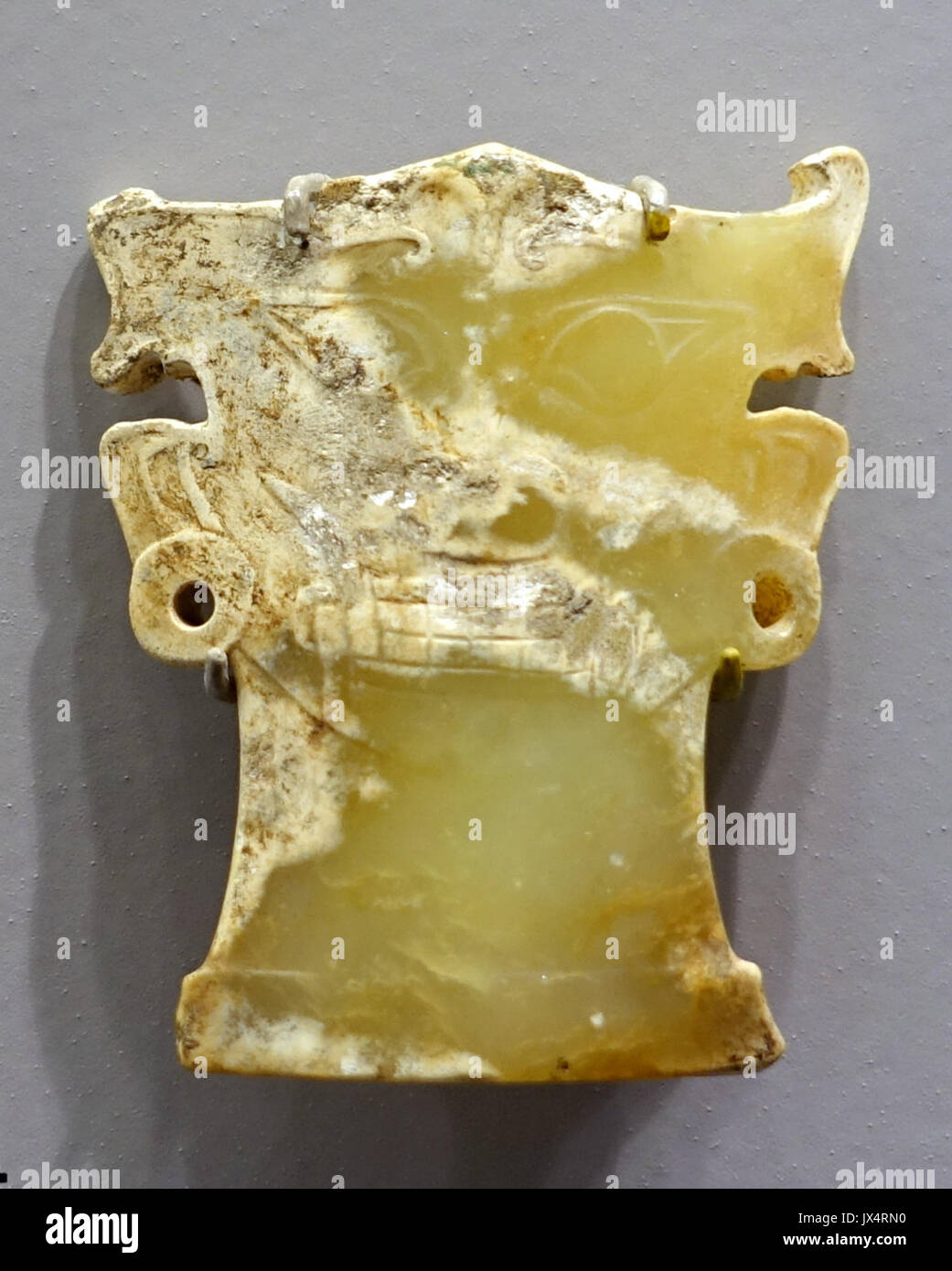 Demon Face, China, Neolithic or Shang period, 2500 1500 BC, jade Arthur ...