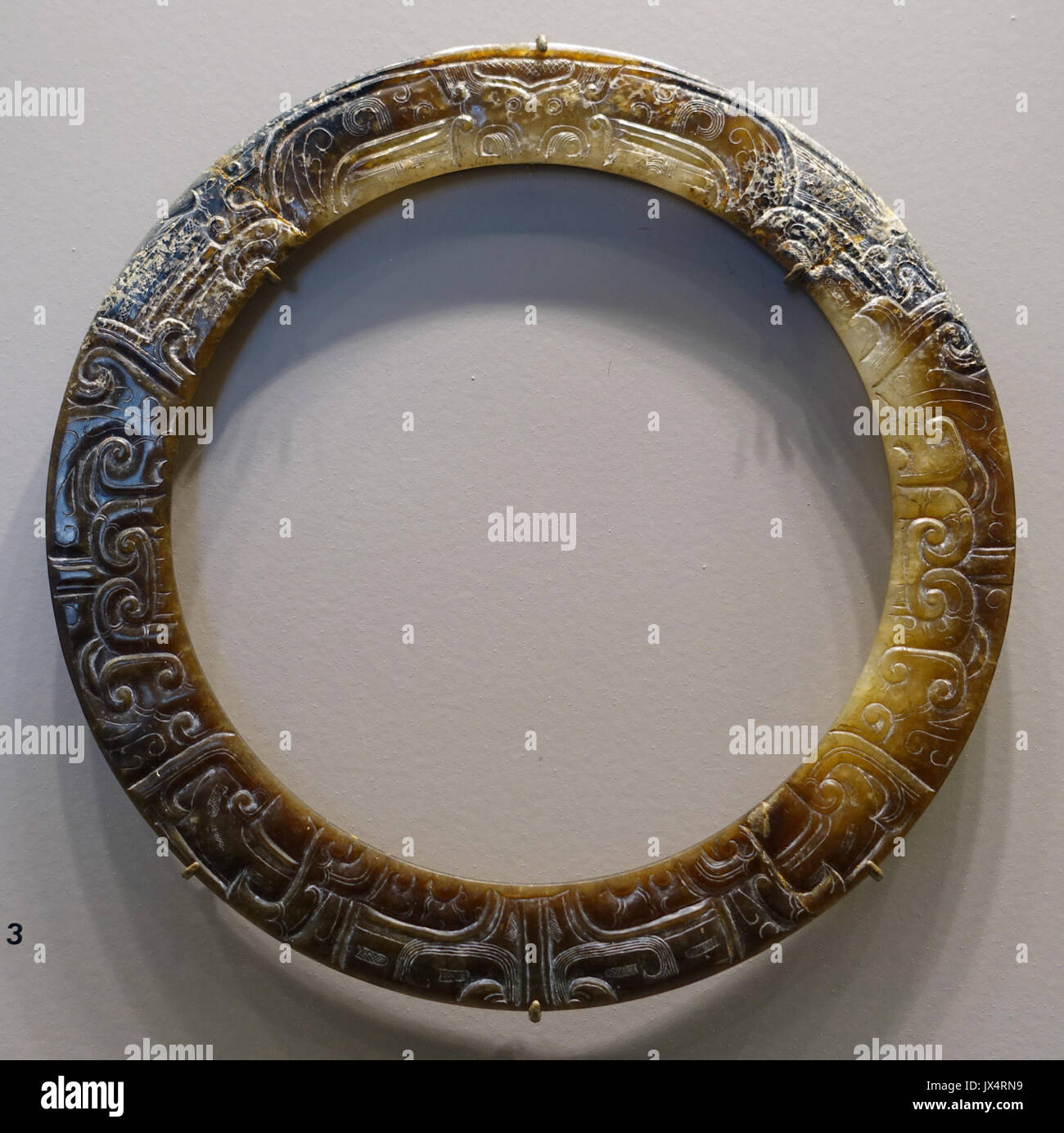 Ornate ring disk, China, Warring States period, 4th 3rd century BC ...