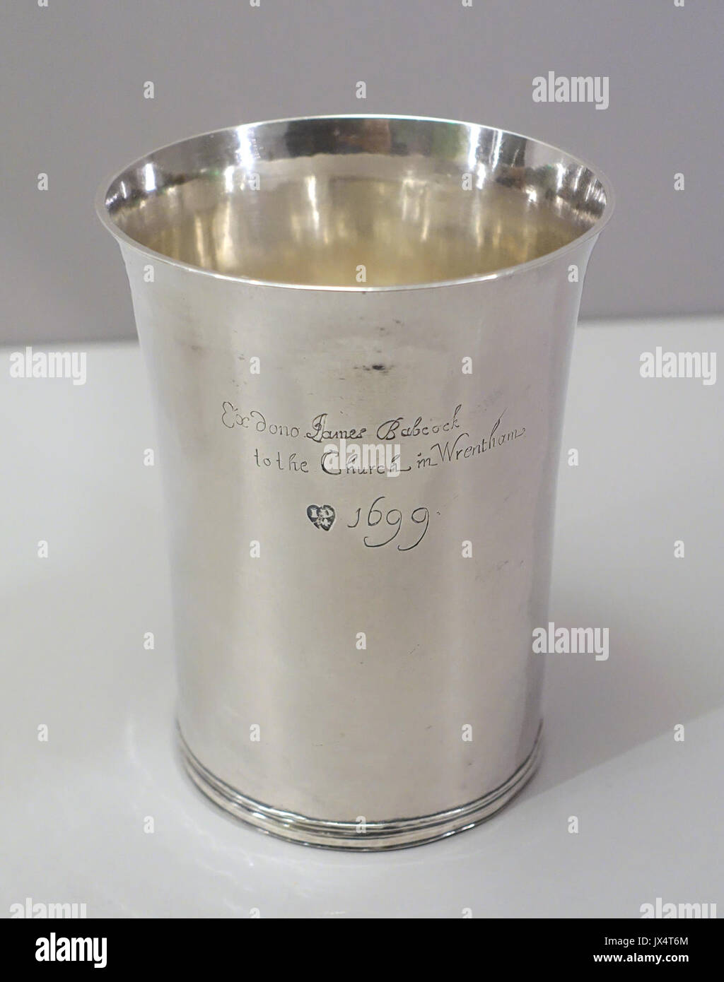 The Wrentham Beaker, Jeremiah Dummer, American, 1699, silver Fogg Art ...