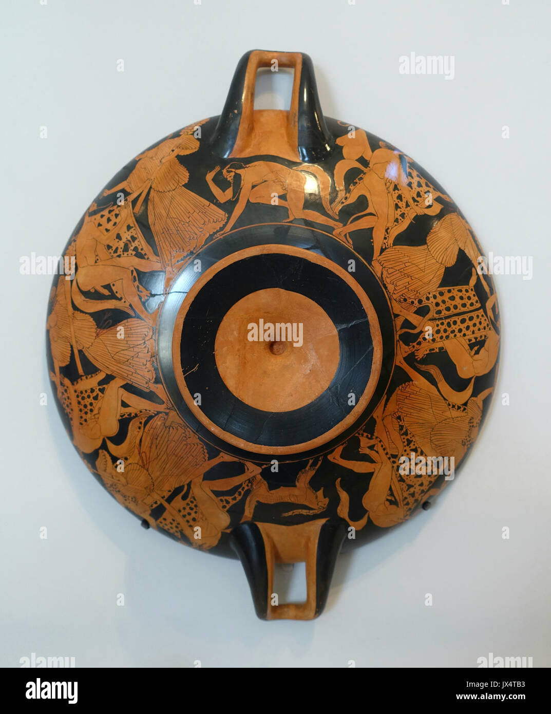 Satyrs and Maenads, Makron, Greek, Attic, 490 480 BC, terracotta, red ...