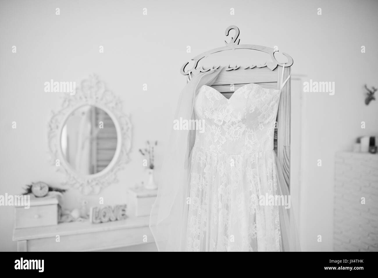 Jewellery rack Black and White Stock Photos & Images - Alamy