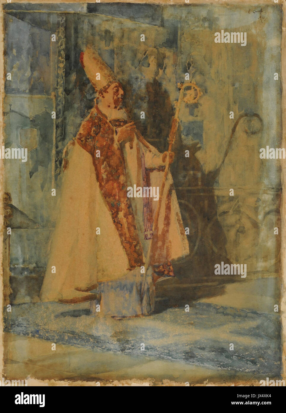 El Obispo Emilio Caraffa Stock Photo - Alamy