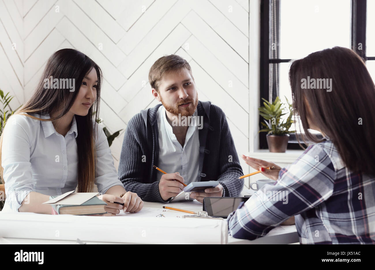 People at work Stock Photo - Alamy