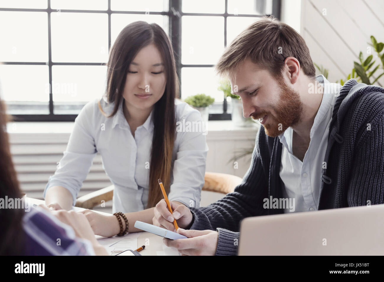 People at work Stock Photo - Alamy