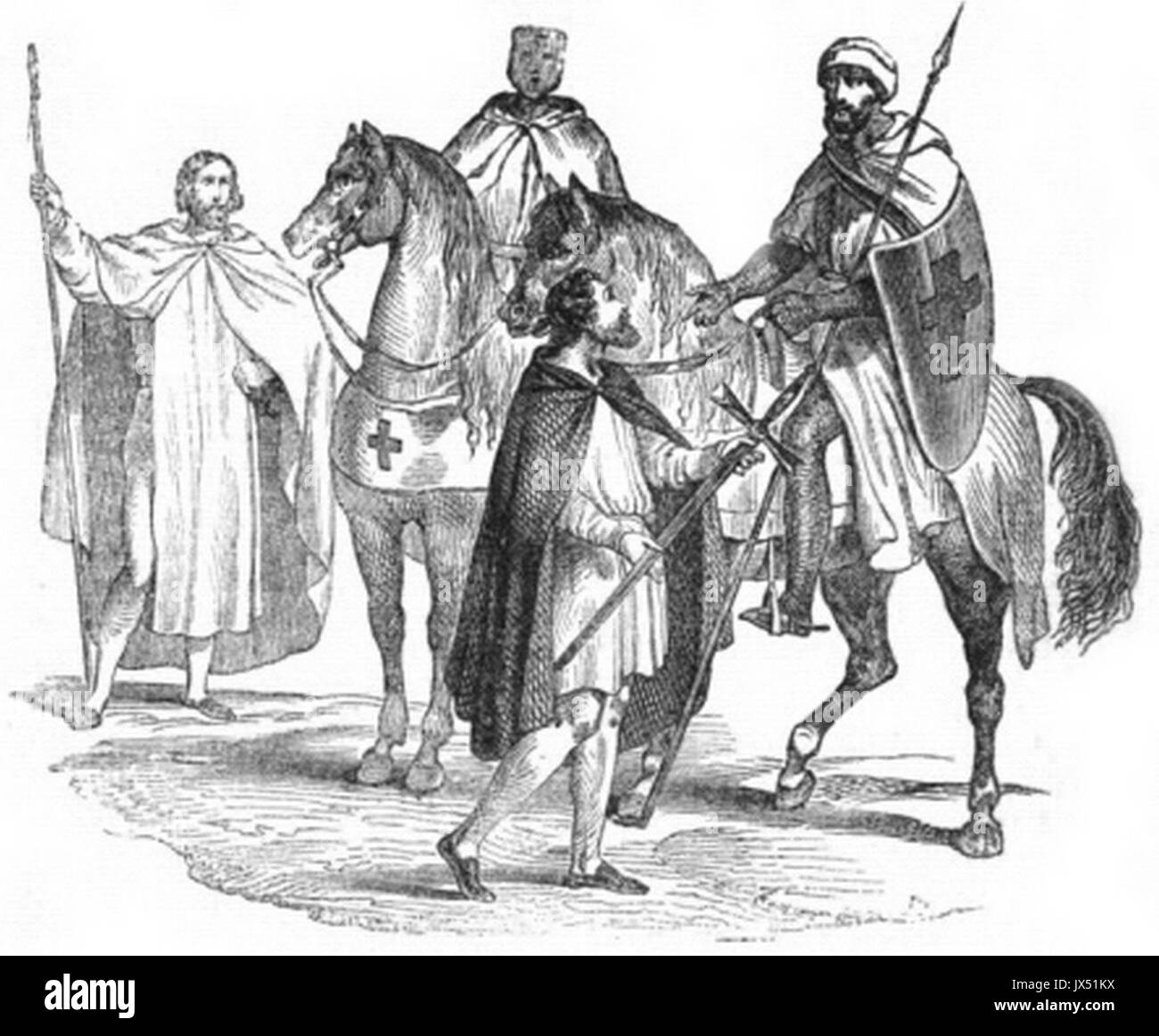 Knights templar events Cut Out Stock Images & Pictures - Alamy