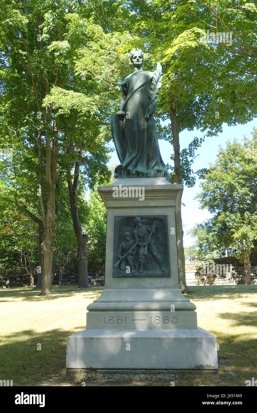 Soldiers Monument Spencer, Massachusetts DSC02280 Stock Photo - Alamy