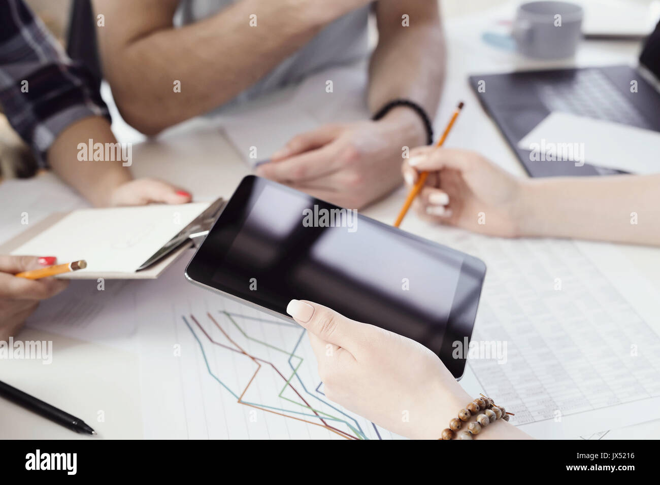 People at work Stock Photo - Alamy