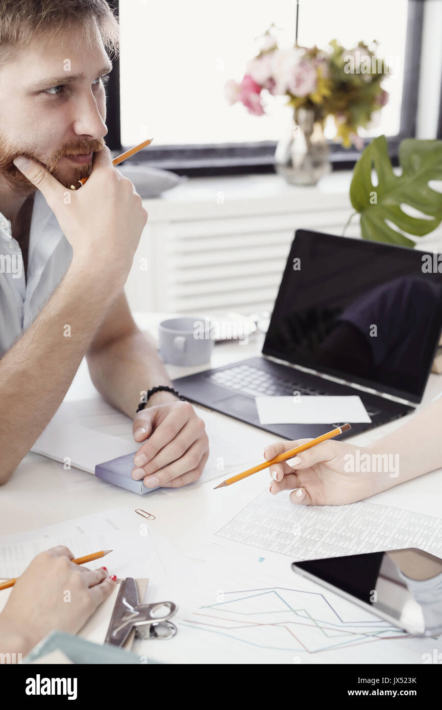 People at work Stock Photo - Alamy