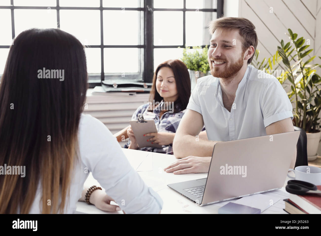 People at work Stock Photo - Alamy
