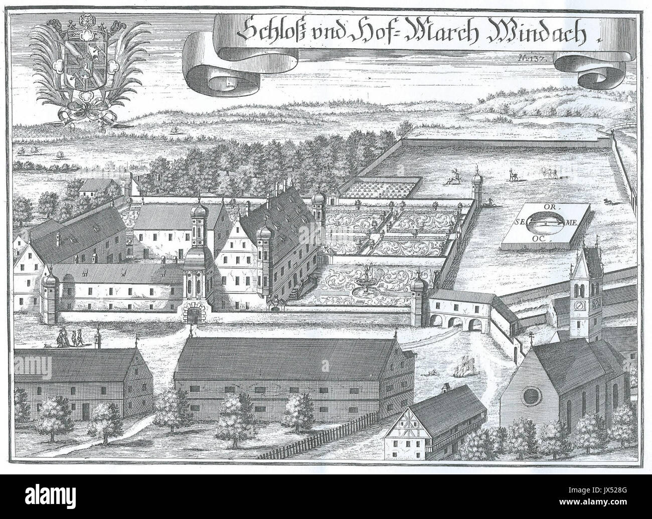 Schloss und Hofmark Windach Stock Photo - Alamy