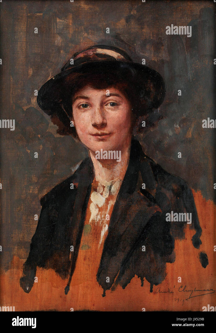Hermina Constance Simpson, by Andre Edmond Alfred Cluysenaar Stock ...