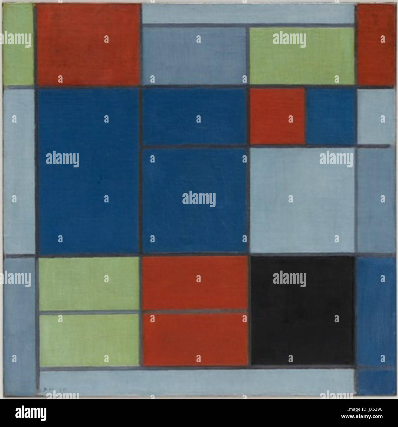 Composition C by Piet Mondrian Museum of Modern Art 257 1948 Stock Photo - Alamy