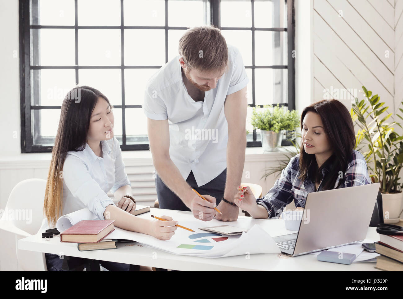 People at work Stock Photo - Alamy