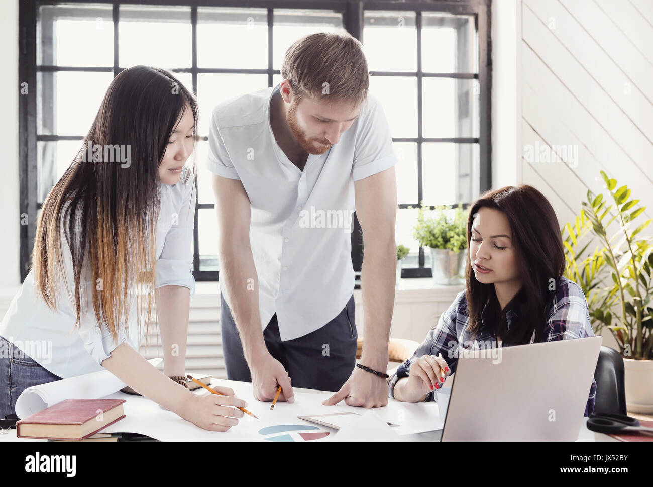 People at work Stock Photo - Alamy