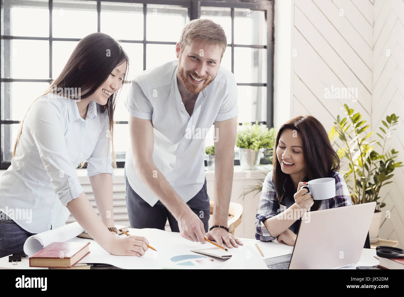 People at work Stock Photo - Alamy